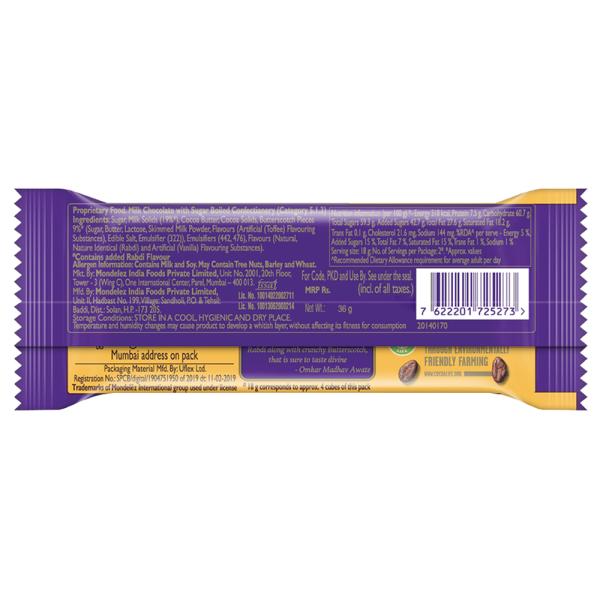Cadbury Dairy Milk Crispy Rabdi Chocolate 36 g - JioMart