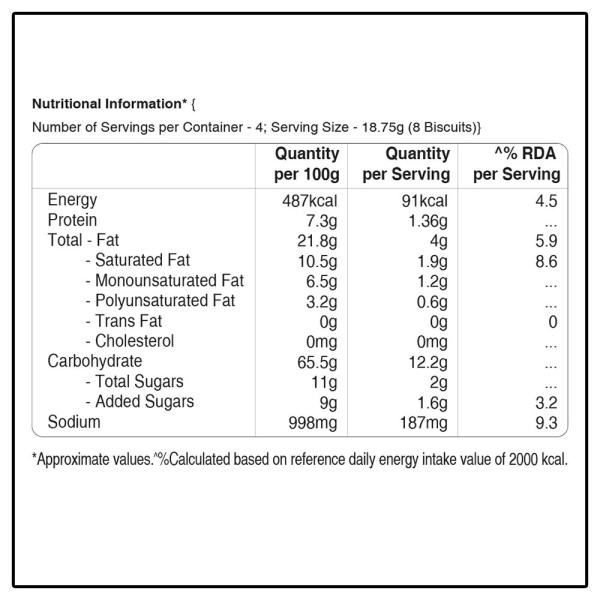 Unibic Snappers Potato Crackers Achari Mango Biscuits 300 g - JioMart