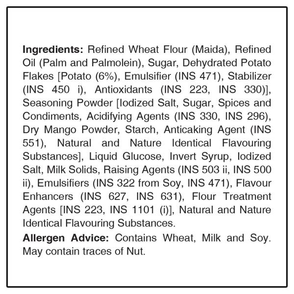 Unibic Snappers Potato Crackers Achari Mango Biscuits 300 g - JioMart