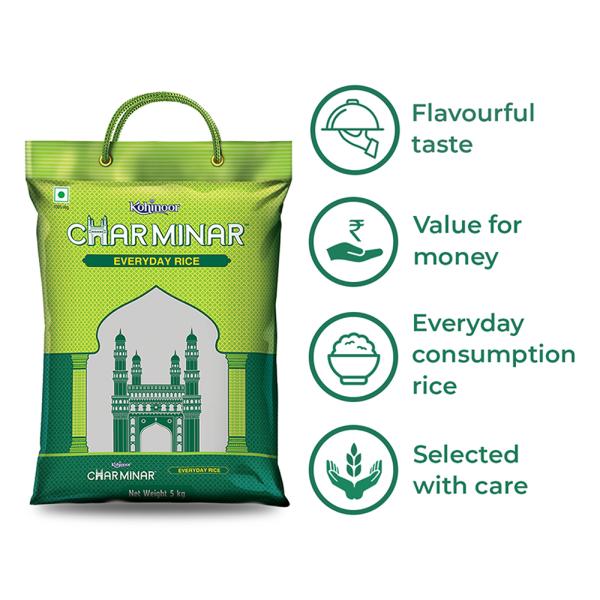 Kohinoor Charminar Everyday Rice 5 kg - JioMart
