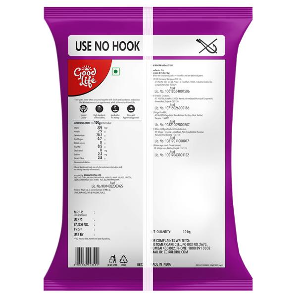 Good Life Mini Mogra Basmati Rice 10 kg - JioMart