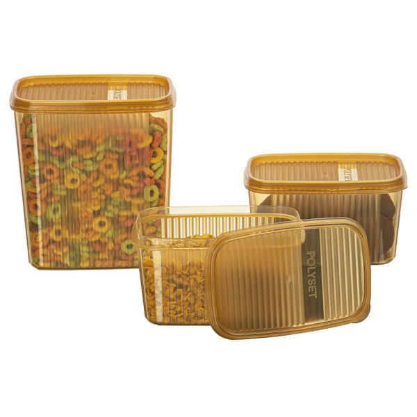 Polyset Magnite Storewell Assorted Colour Rectangular Plastic Container ...