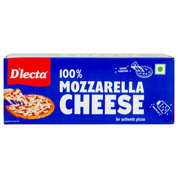 D'lecta Mozzarella Block Cheese 200 g (Carton) - JioMart