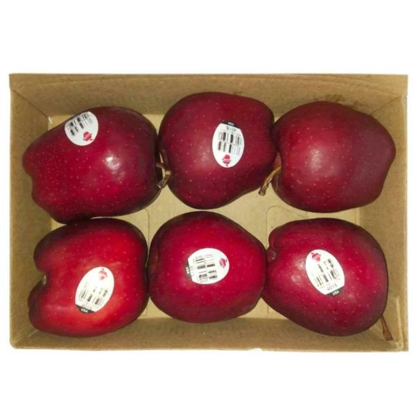 Apple Red 6 pcs (Pack) (Approx 750 g - 1000 g) - JioMart