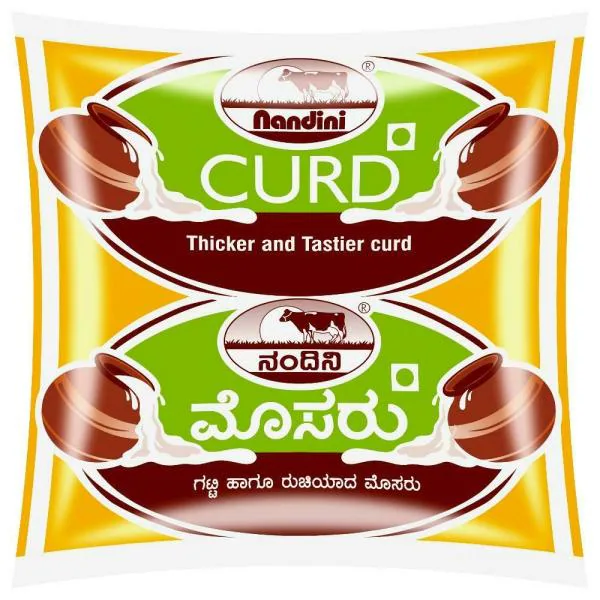 Nandini Curd 500 g (Pouch) - JioMart