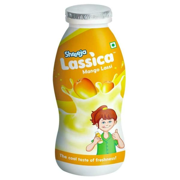 Shreeja Lassica Mango Lassi 200 ml (Bottle) - JioMart