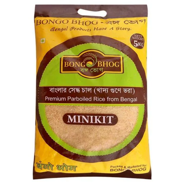 Bongo Bhog Parboiled Minikit Rice 5 kg - JioMart