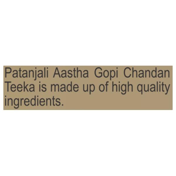 Patanjali Aastha Premium Gopi Chandan Teeka 25 g - JioMart