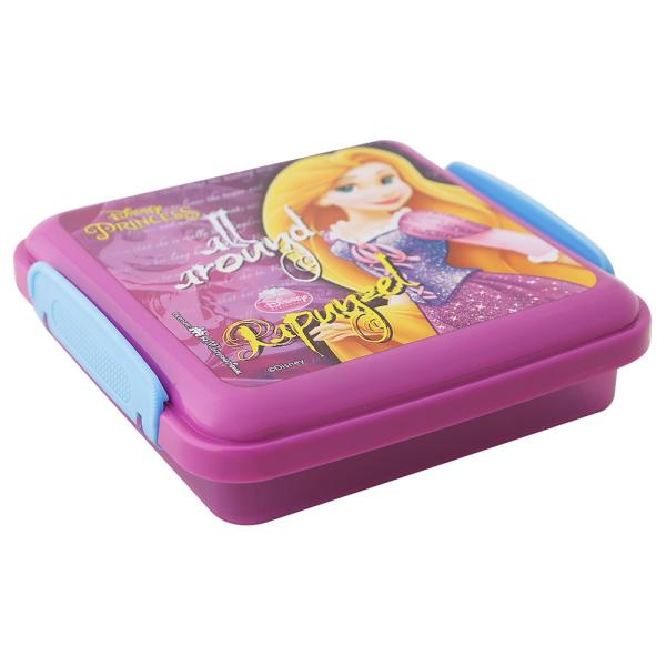 Disney Rapunzel Violet Square Plastic Lunch Box 330 ml - JioMart