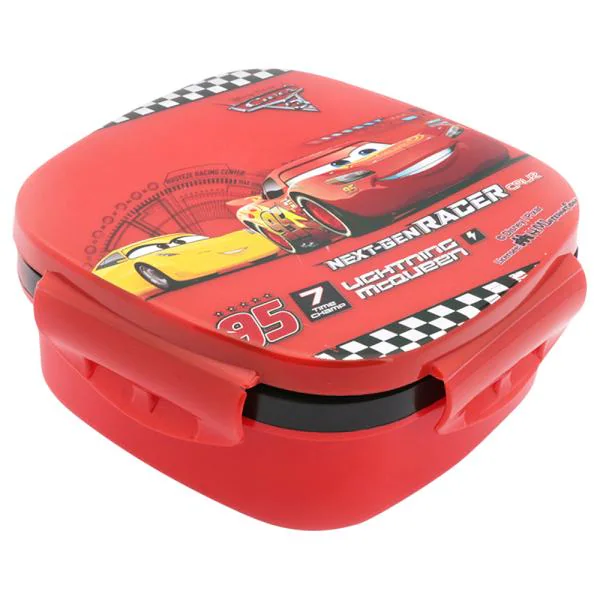 Disney Cars Red Square Plastic Lunch Box - JioMart