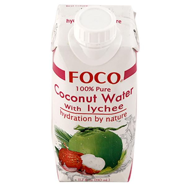 Foco Lychee Flavoured Coconut Water 330 ml - JioMart