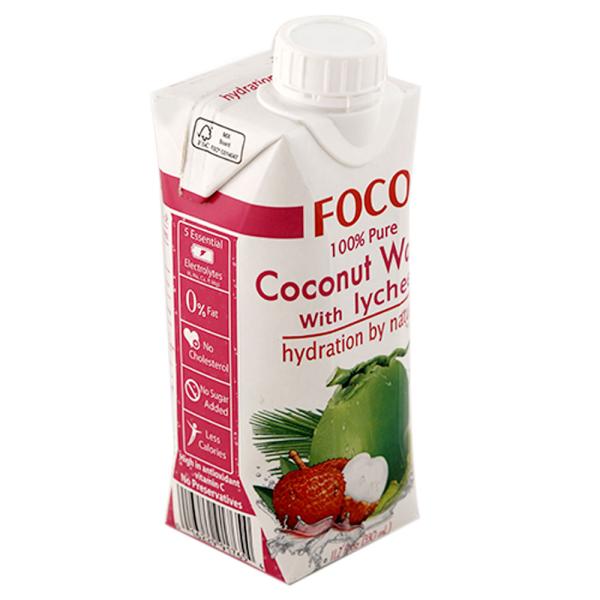 Foco Lychee Flavoured Coconut Water 330 ml - JioMart
