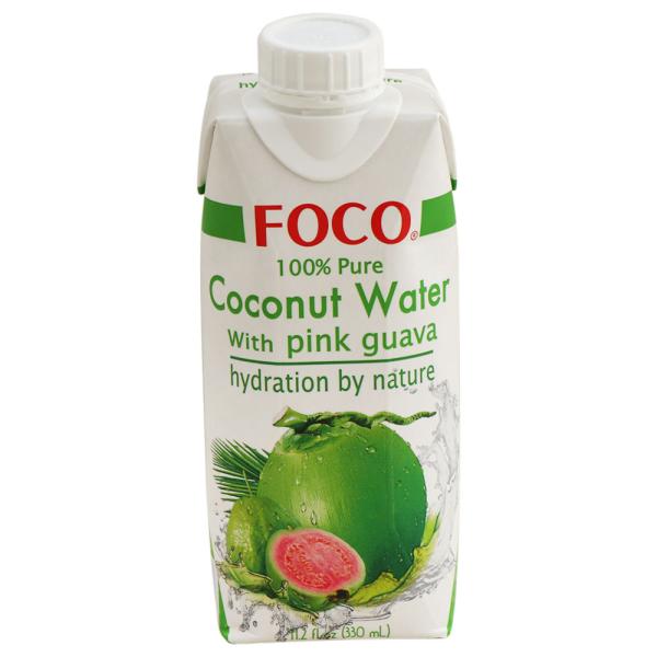 Foco Pink Guava Flavoured Coconut Water 330 ml - JioMart