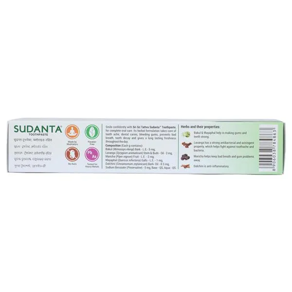Sri Sri Tattva Sudanta Toothpaste 200 g - JioMart