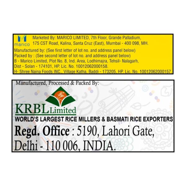 India Gate Rozana Basmati Rice 5 kg + Saffola Gold Rice Bran Based ...
