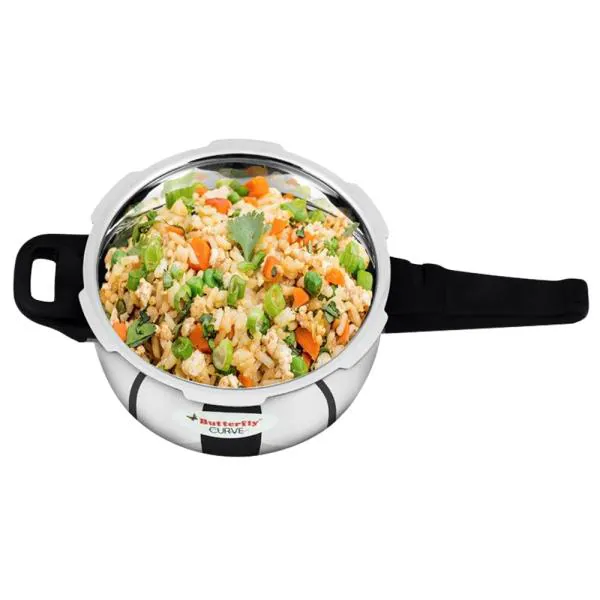 Butterfly Curve Stainless Steel Pressure Cooker 3 L - JioMart