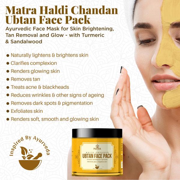Matra Ubtan Face Pack - Haldi Chandan 100 gm - JioMart