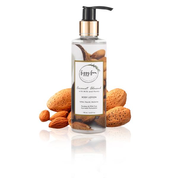 Fizzy Fern Body Lotion - Coconut Almond with Milk & Honey 190 ml - JioMart