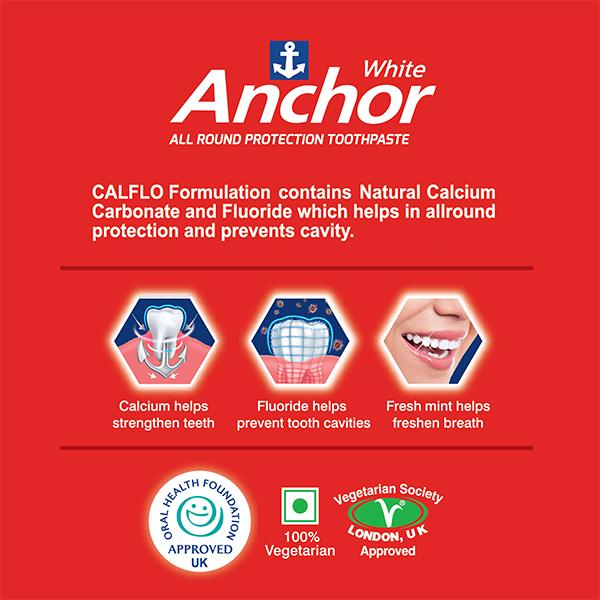 Anchor White Toothpaste 150 gm - JioMart