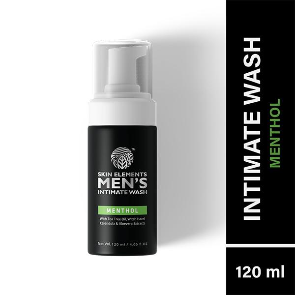 Skin Elements Men's Intimate Wash - Menthol 120 ml - JioMart