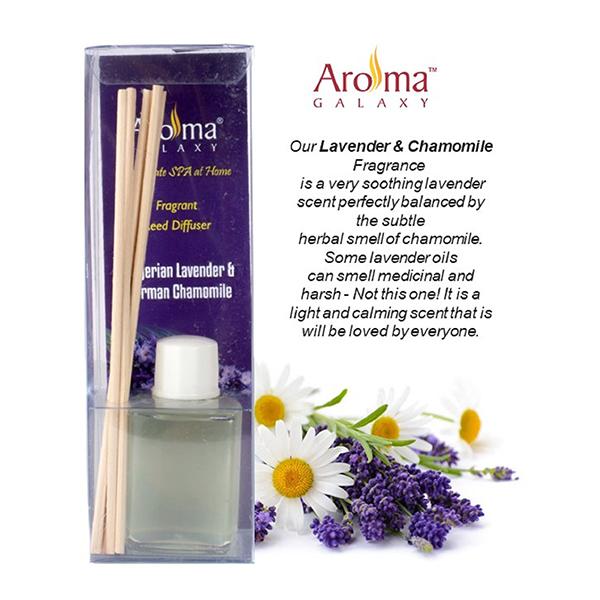 Aroma Galaxy (Alcohol Free) Fragrant Reed Diffuser Kit - Lavender and ...