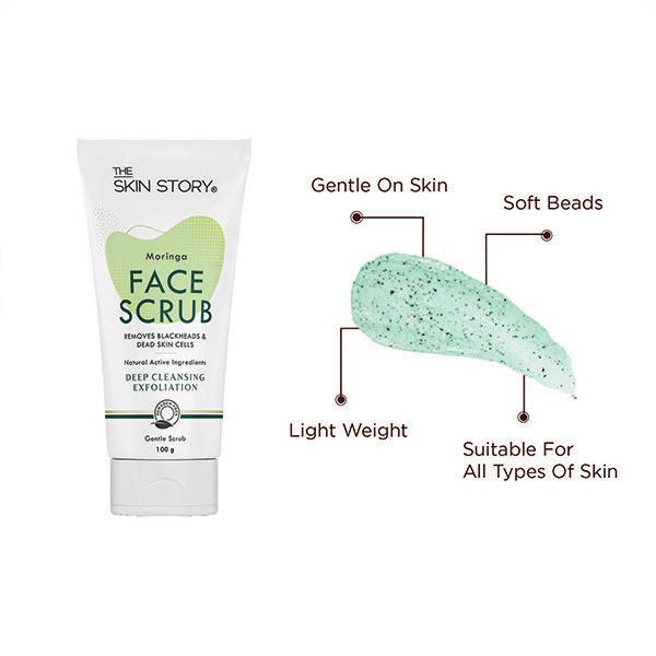The Skin Story Face Scrub - Moringa 100 gm - JioMart