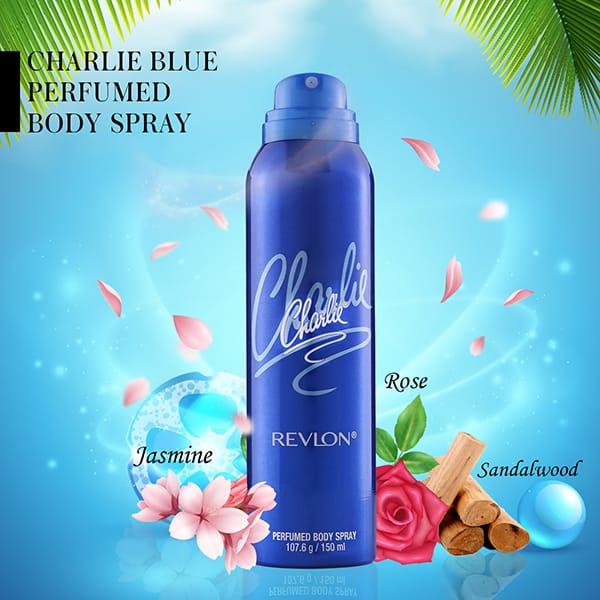Revlon Charlie Perfumed Body Spray - Blue 150 Ml - JioMart