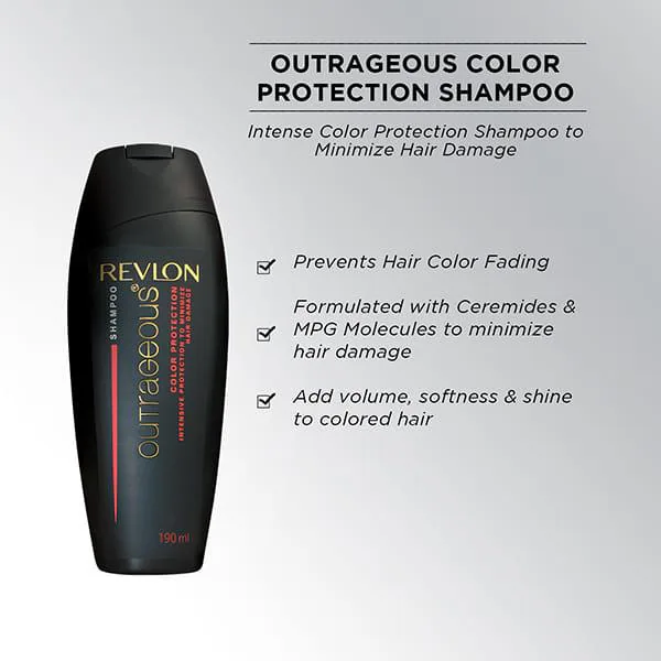 Revlon Outrageous Color Protection Shampoo 190 Ml - JioMart