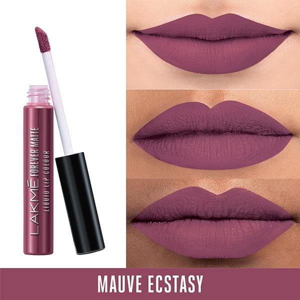 Lakme Forever Matte Liquid Lip Colour Mauve Ecstasy 5.6 Ml - JioMart