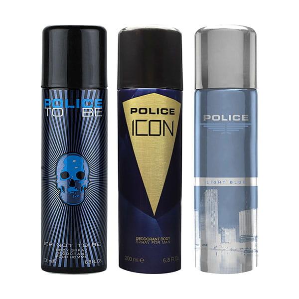Police To Be Men + Icon + Light Blue Deodorant Spray - For Men 600 ml ...