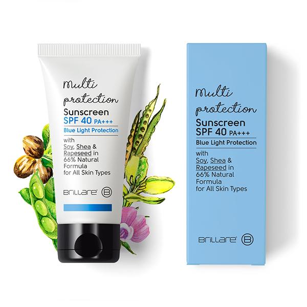 Brillare Multi-Protection Sunscreen SPF 40 50 ml - JioMart