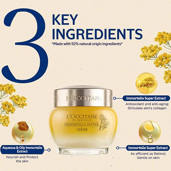 L'Occitane Immortelle Divine Cream 50 ml - JioMart