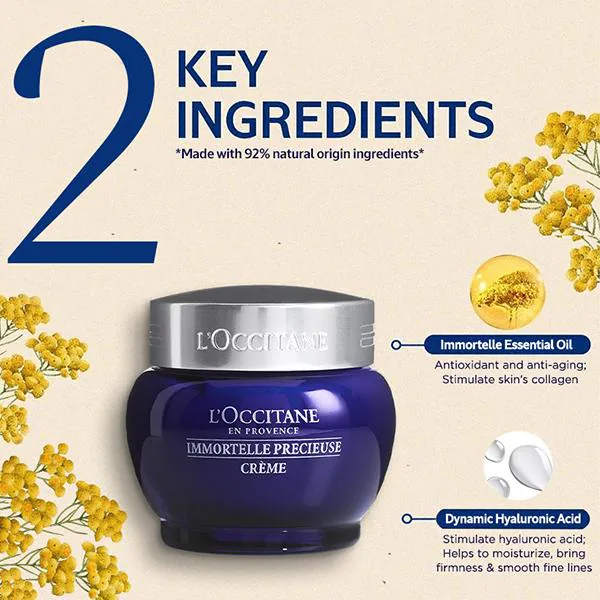 L'Occitane Immortelle Precious Cream 50 ml - JioMart