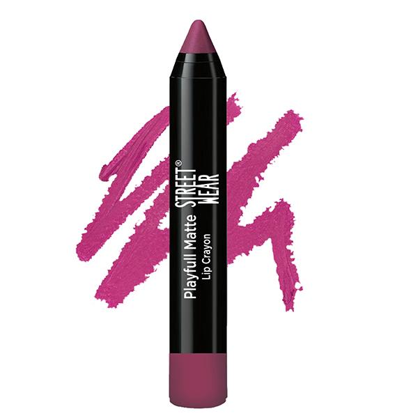 Street Wear Playfull Matte Lip Crayon - Bae Berry 2.9 gm - JioMart