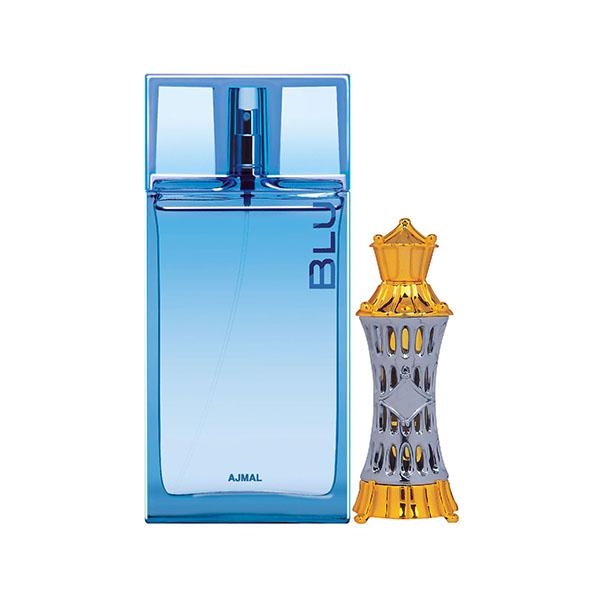 Ajmal Blu EDP Aquatic Woody Perfume And Mizyaan Concentrated Perfume ...
