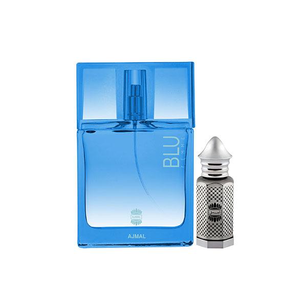 Ajmal Blu Femme EDP Floral Woody Perfume And Asher Concentrated Perfume ...