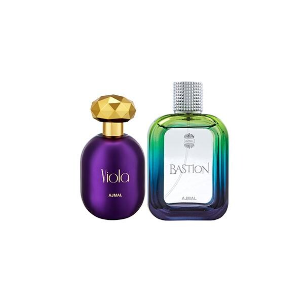 Ajmal Viola EDP Fruity Floral Perfume And Bastion EDP Woody Aromatic ...