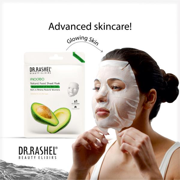 DR.RASHEL AVOCADO SHEET MASK WITH SERUM (PACK OF 4) - JioMart
