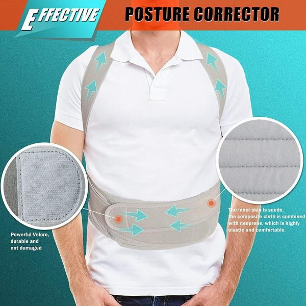 FEGSY Posture Corrector Belt for men & Women, Back Supporter Belt For ...