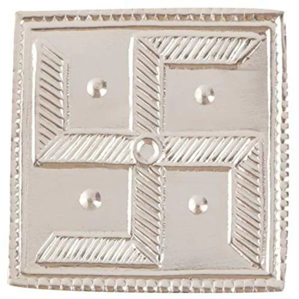 Osasbazaar Pure Silver Swastik for Puja Temple - 97%-99% Pure - Set of ...