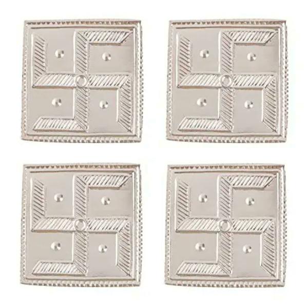 Osasbazaar Pure Silver Swastik for Puja Temple - 97%-99% Pure - Set of ...