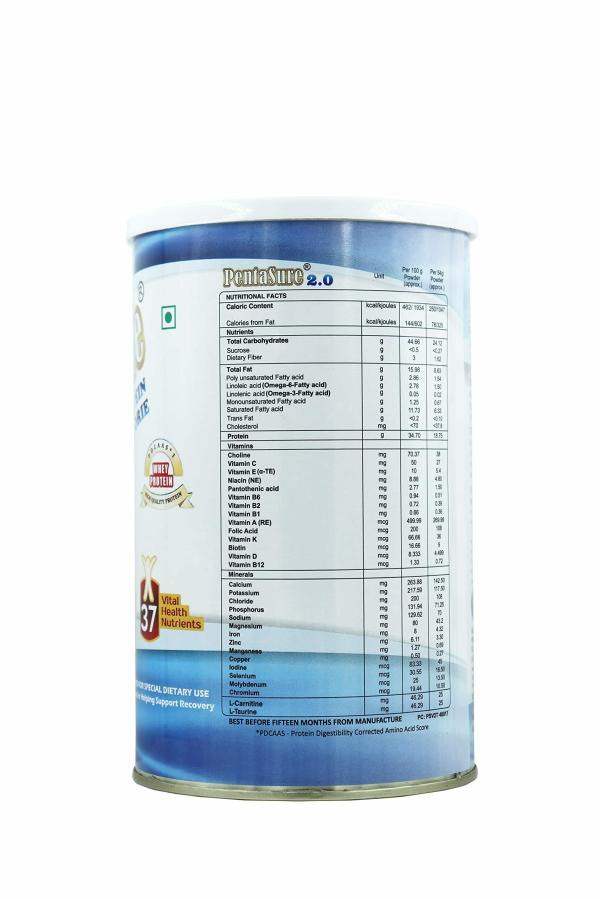 Pentasure 2.0 High Protein High Calorie Weight Gainer - Vanilla Flavour ...