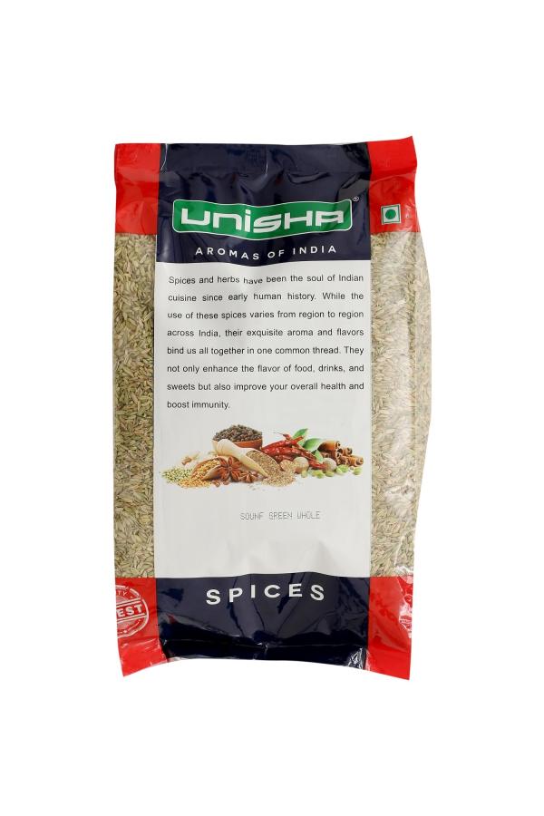 Unisha Green Fennel Seeds Whole Green Saunf |Variyali (250g) - JioMart