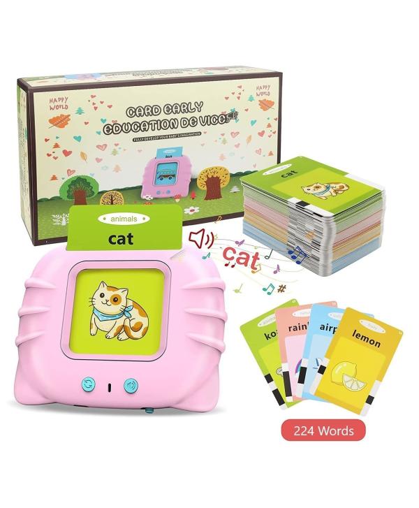 OPINA 112 Colorful Double Sided Talking Flash Cards 224 Words (Color ...