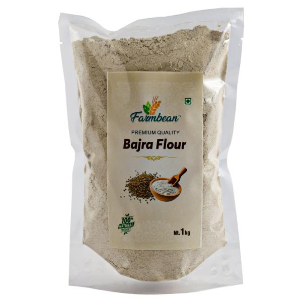 Farmbean Organic Bajra Flour 1Kg|Bajra Sabut| Pearl Millet Flour| Bajra ...