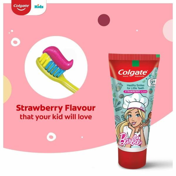 Barbie Battery Toothbrush for kids+Kid's Barbie Anticavity Toothpaste ...