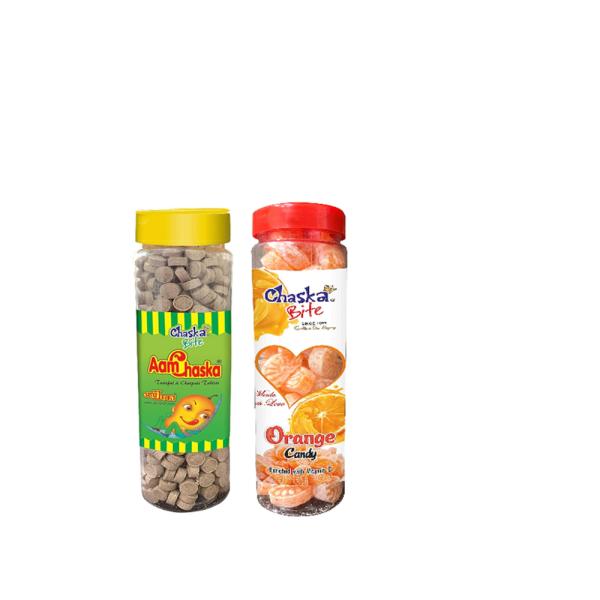 Chaska Bite Aam Chaska Khatti Meethi Chatpati 250G Santra Orange Candy ...