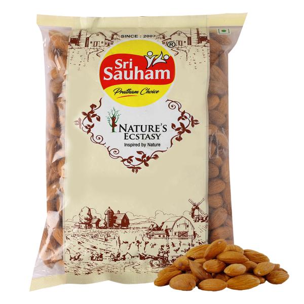 SRI SAUHAM 100% Pure Natural Badam Giri/California Almonds/Badam Giri ...