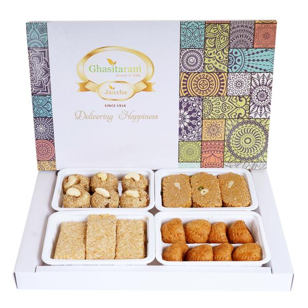Jaiccha Lohri Sweets-Assortment of Gud Til Gachak, Khasta Gachak,Mawa ...