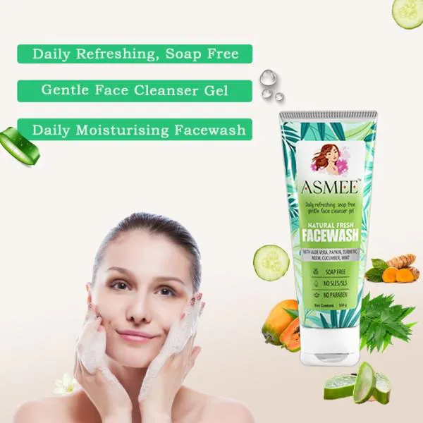 Asmee - Facewash Natural Fresh - JioMart